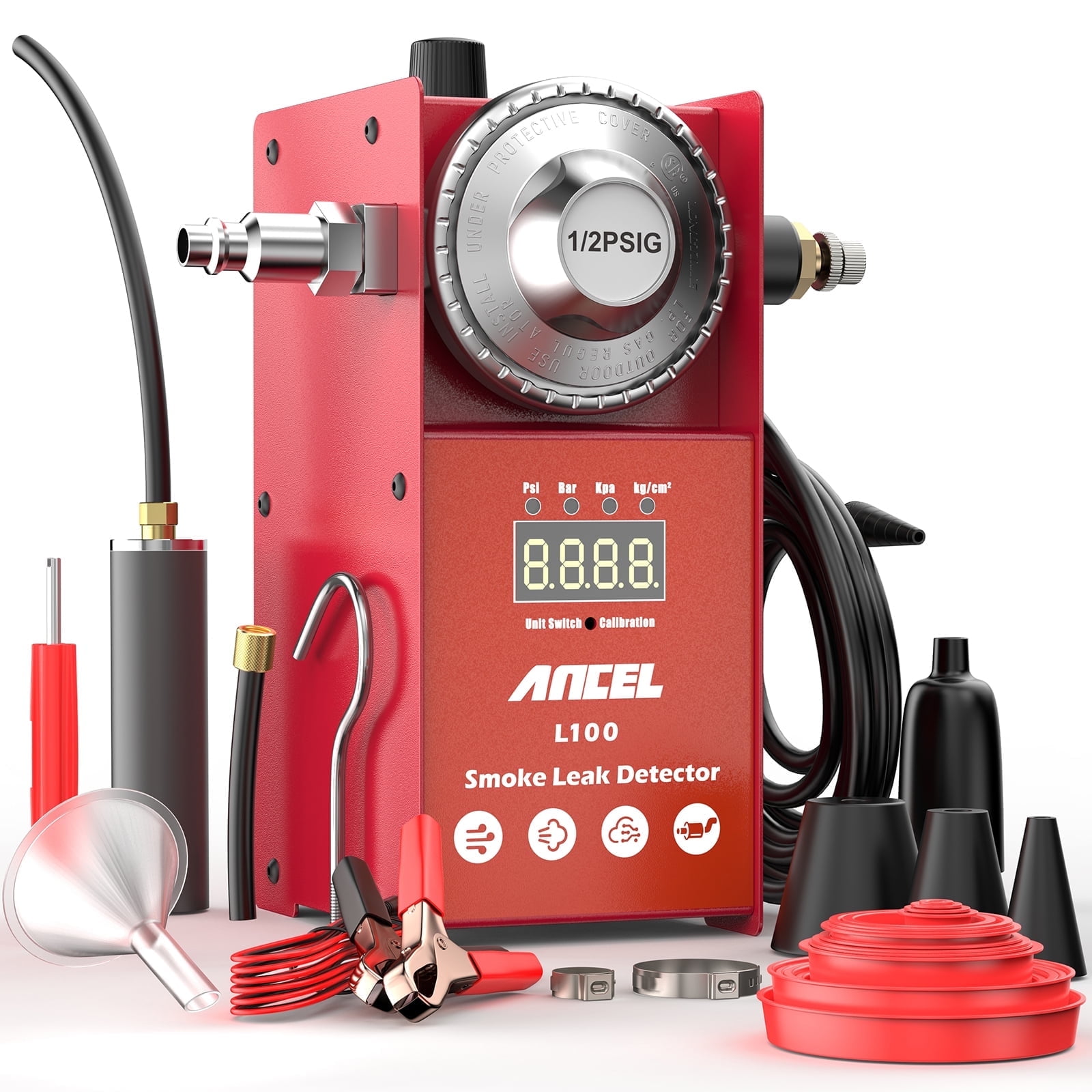 ANCEL L100 Automotive Smoke Machine EVAP Smoke Leak Detector with ...