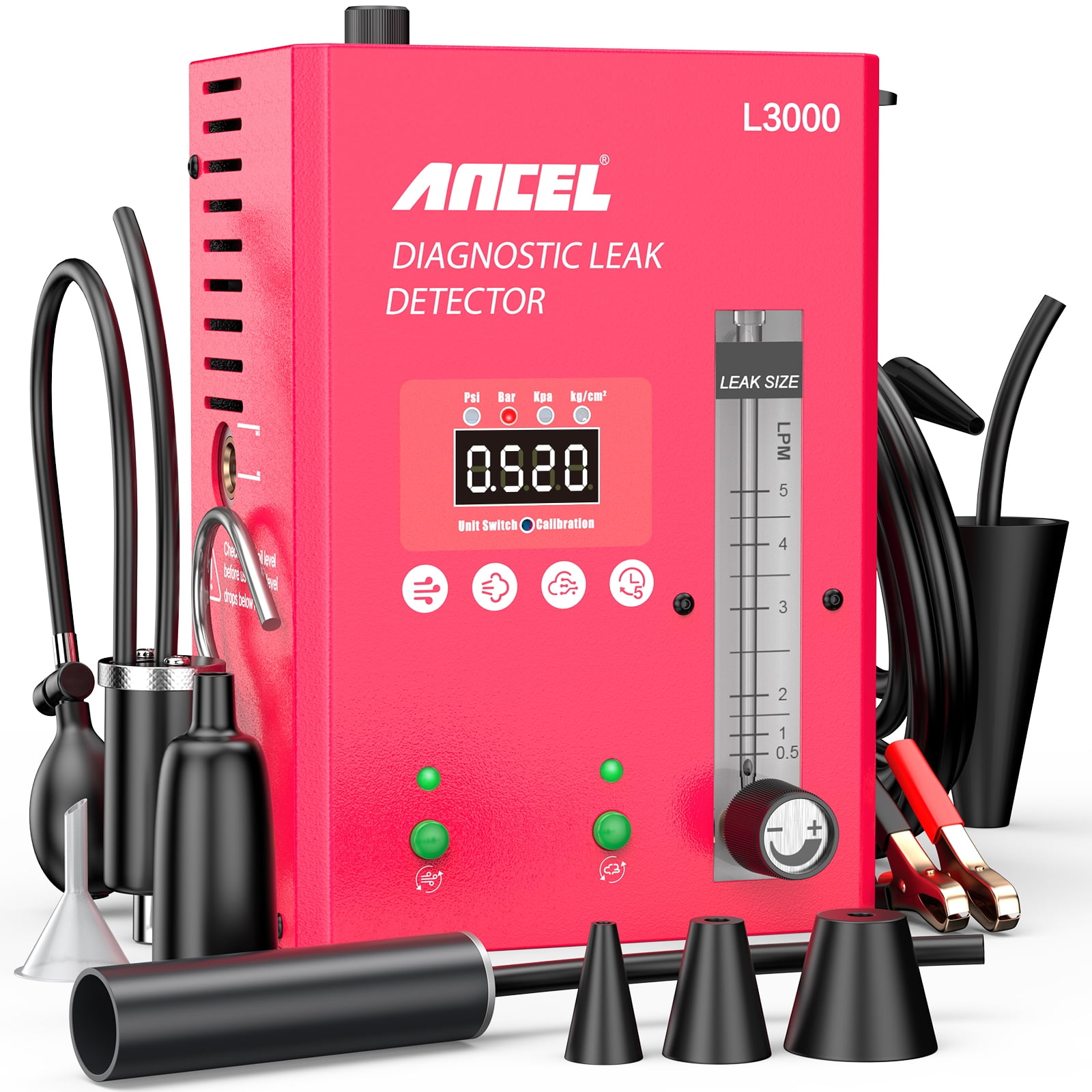 ANCEL L3000 Automotive Smoke Machine EVAP Test Smoke Leakage Locator ...