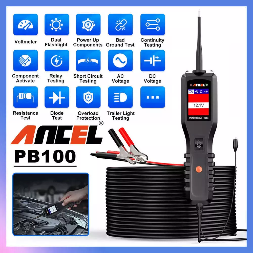 ANCEL PB100 Automotive Circuit Tester Probe Kit, Vehicles Diagnostic ...