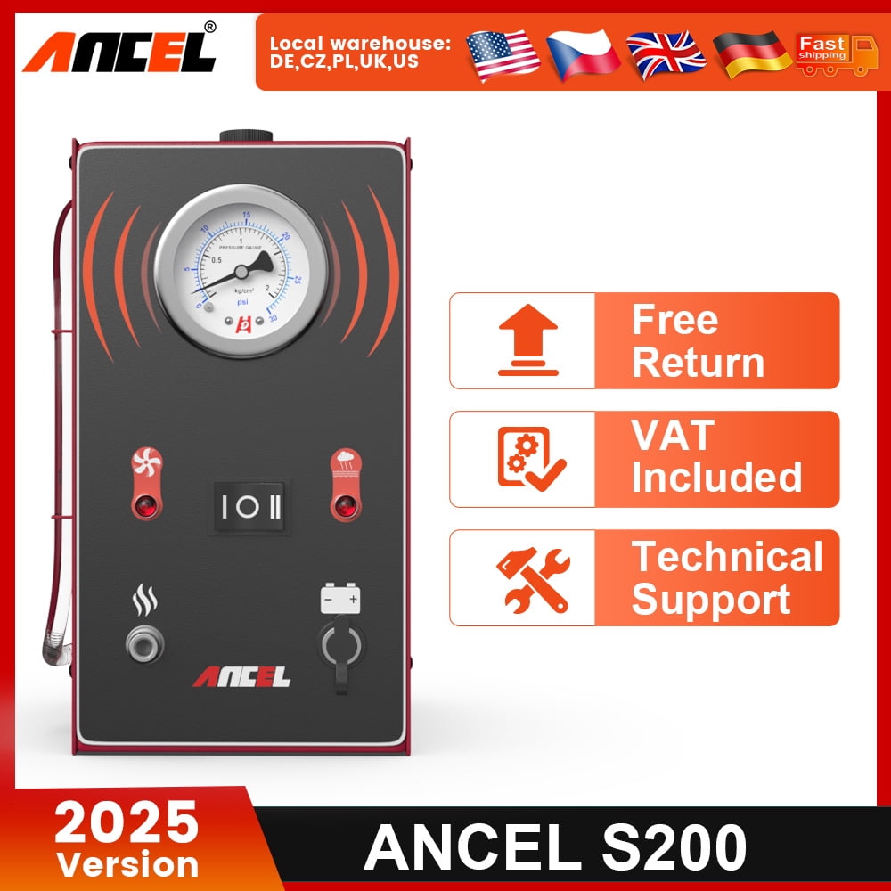 ANCEL S200 EVAP Smoke Leak Detector Oil Fuel Pipe Leakage Locator ...