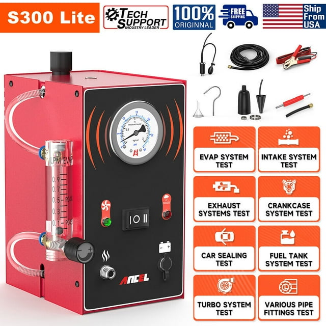 ANCEL S300 LITE Car Smoke Leak Detector OBD2 Automotive Smoke Machine ...