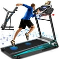 ANCHEER 3.25HP Folding Walking Treadmill, Auto Incline 15%, Bluetooth ...