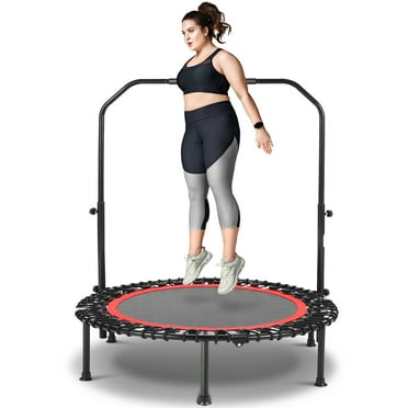 ANCHEER 40/50" Foldable Mini Trampoline Max Load 450/550lbs, Fitness ...