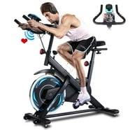 TECHMOO Folding Exercise Bike Portable Upright Adjustable Backrest ...