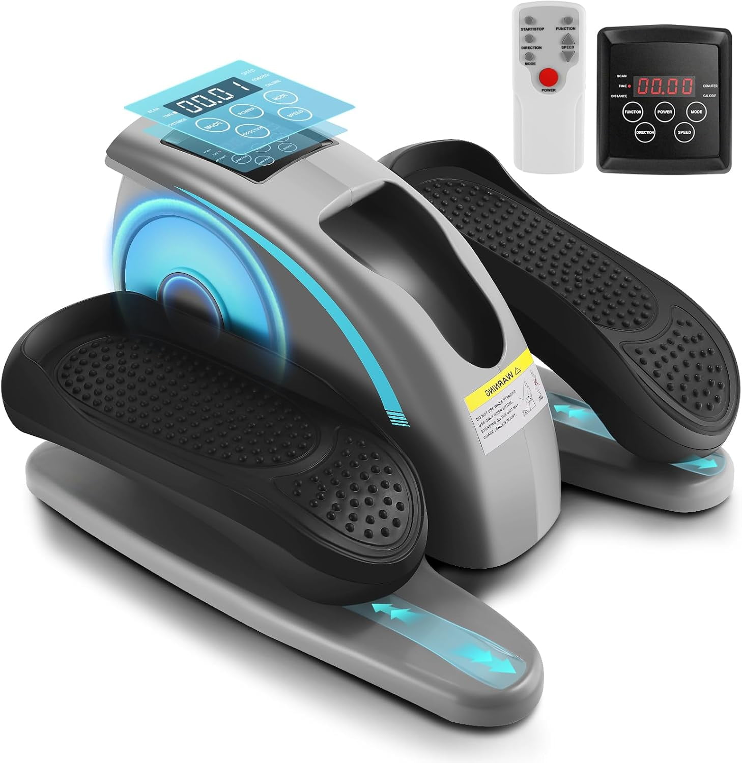 ANCHEER Under Desk Elliptical Machine, Electric Seated Pedal Exerciser ...