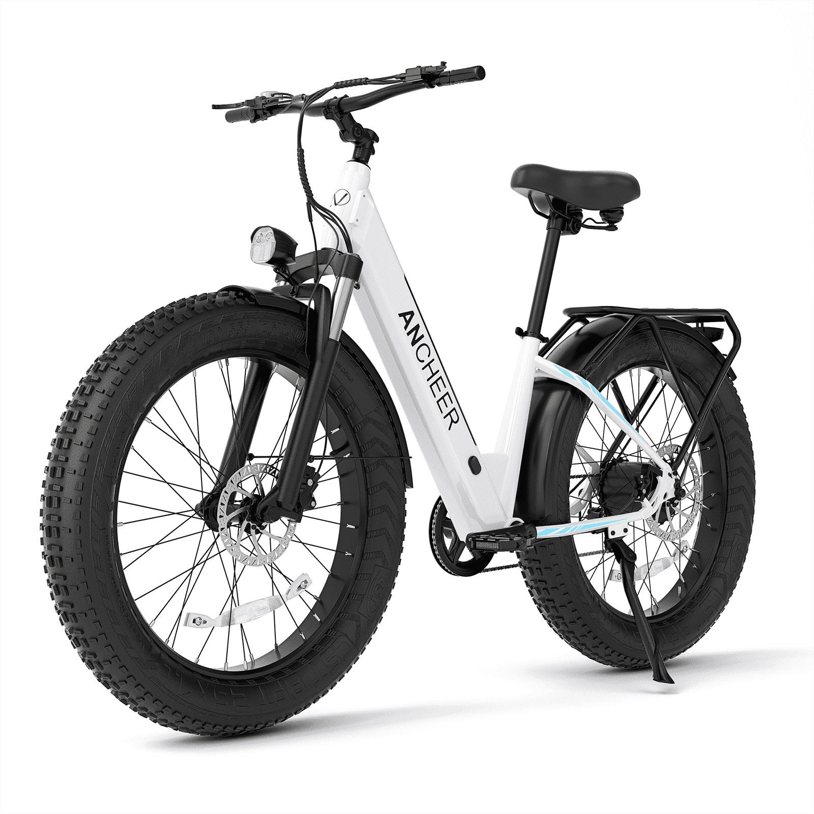 ANCHEER Electric Bike for Adults, 750W Ebike, 28MPH 60Miles Electric Mountain Bike, 26" Fat Tire ...