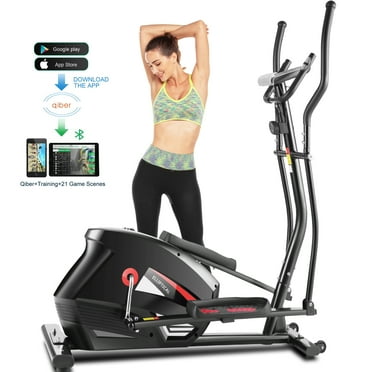 Sunny Health & Fitness Smart Elliptical Exercise Machine with 16-Level ...