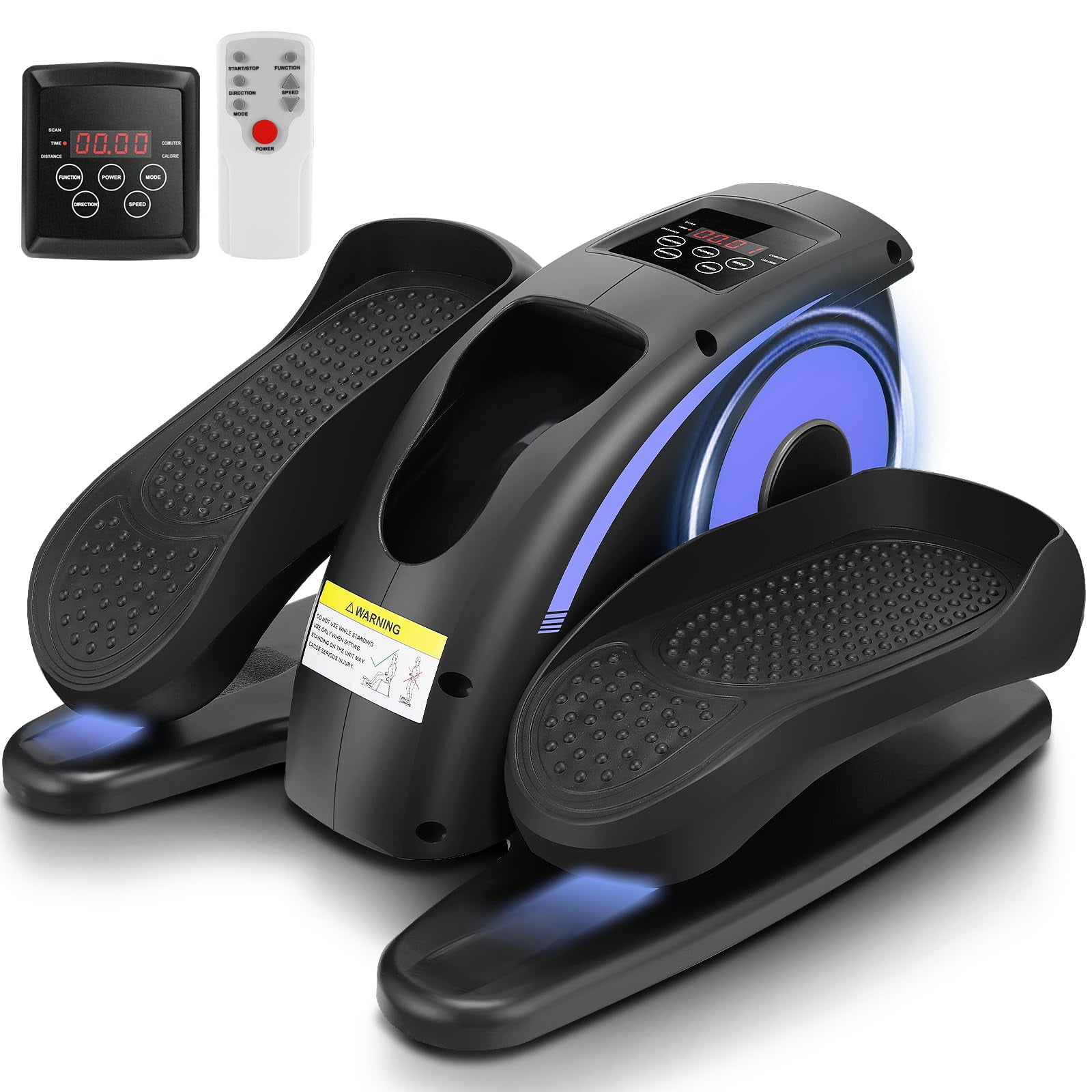 ANCHEER Under Desk Elliptical Machine, Electric Seated Pedal Exerciser ...