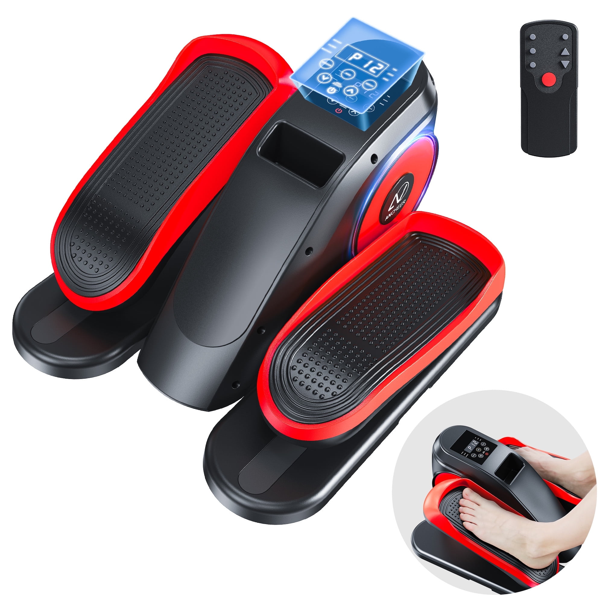 ANCHEER Under Desk Elliptical Machine for Seniors & Adults, Compact ...