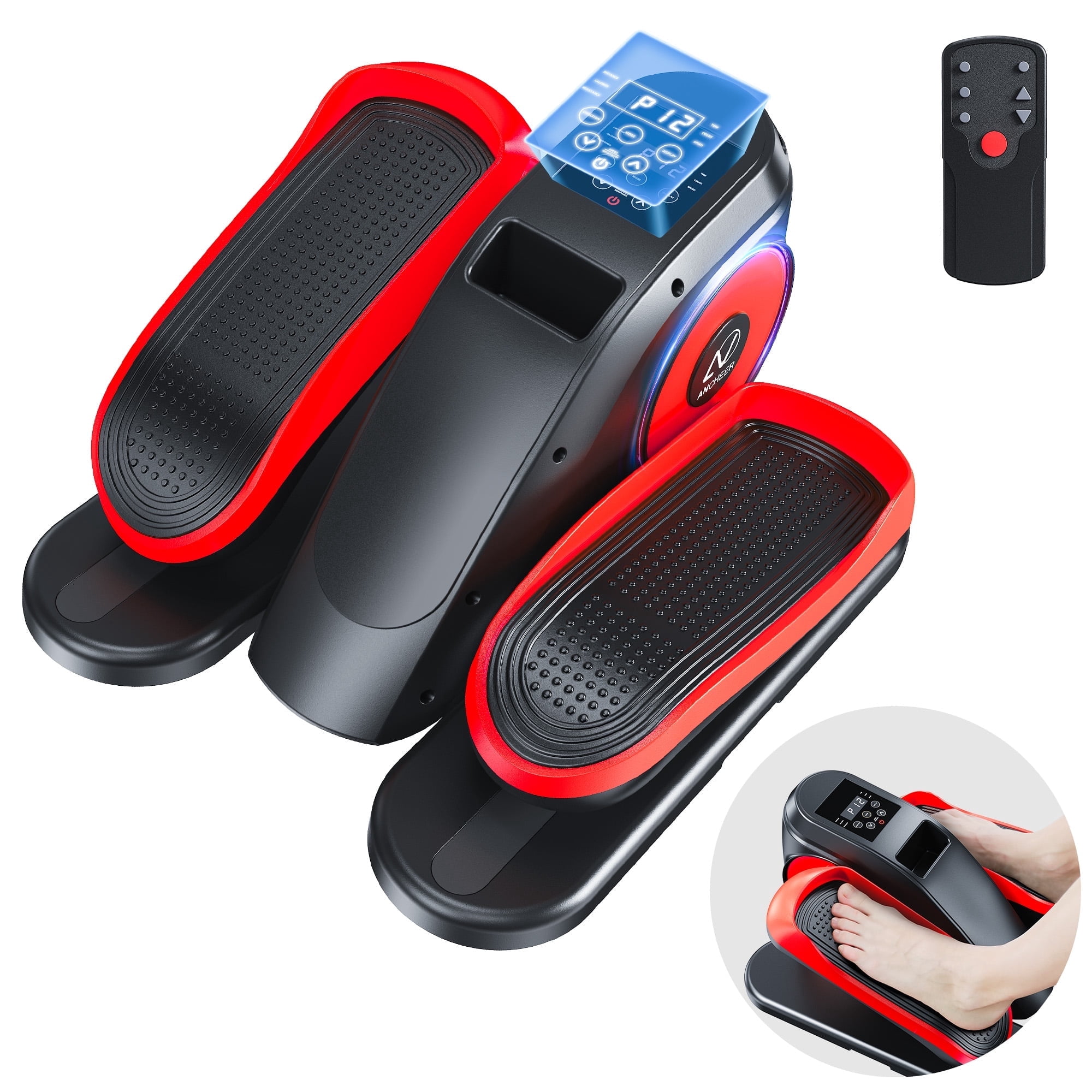 ANCHEER Under Desk Elliptical Machine for Seniors & Adults, Compact ...