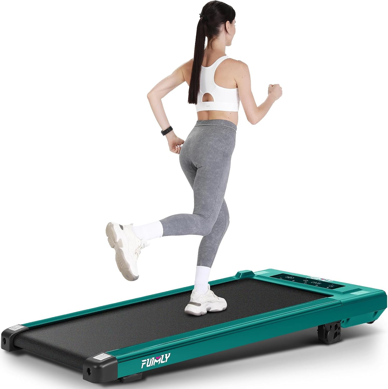 ANCHEER Walking Pad with 8% Incline, 2 in 1 Under Desk Treadmill 2.5HP ...
