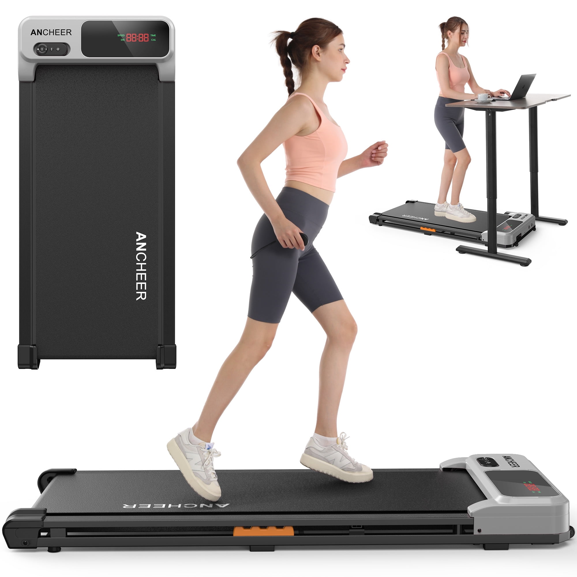 ANCHEER Walking Pad Treadmill&Under Desk Treadmill for Home&Office ...