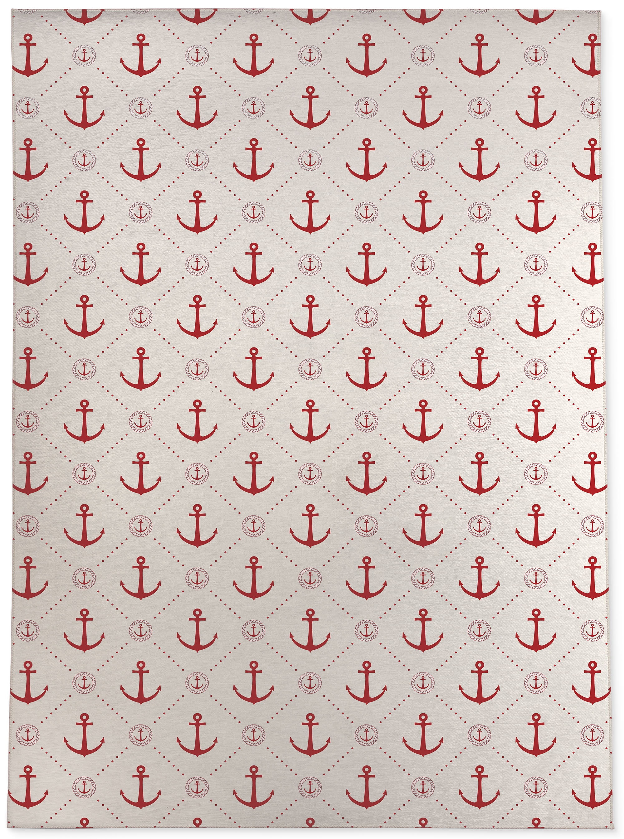ANCHOR CHIEF RED Outdoor Rug By Kavka Designs - Walmart.com
