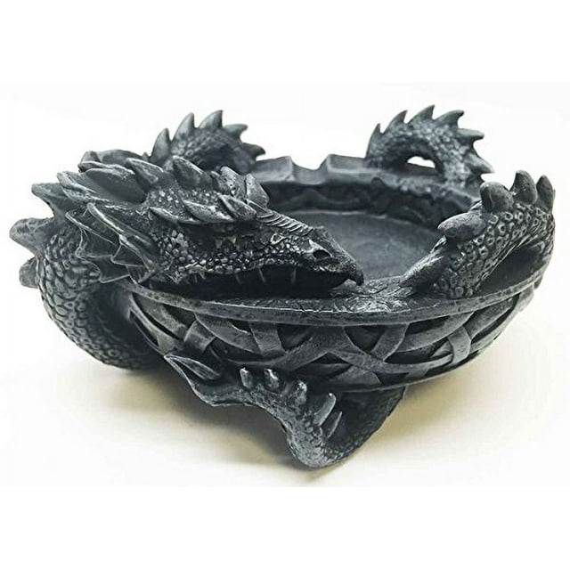 ANCIENT GUARDIAN GRENDEL DRAGON CELTIC ASHTRAY STATUE - Walmart.com