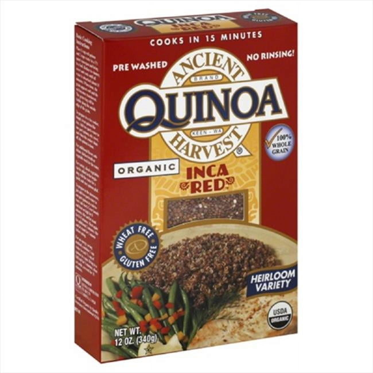ANCIENT HARVEST QUINOA INCA RED WFGF ORG-12 OZ -Pack of 12 - Walmart.com