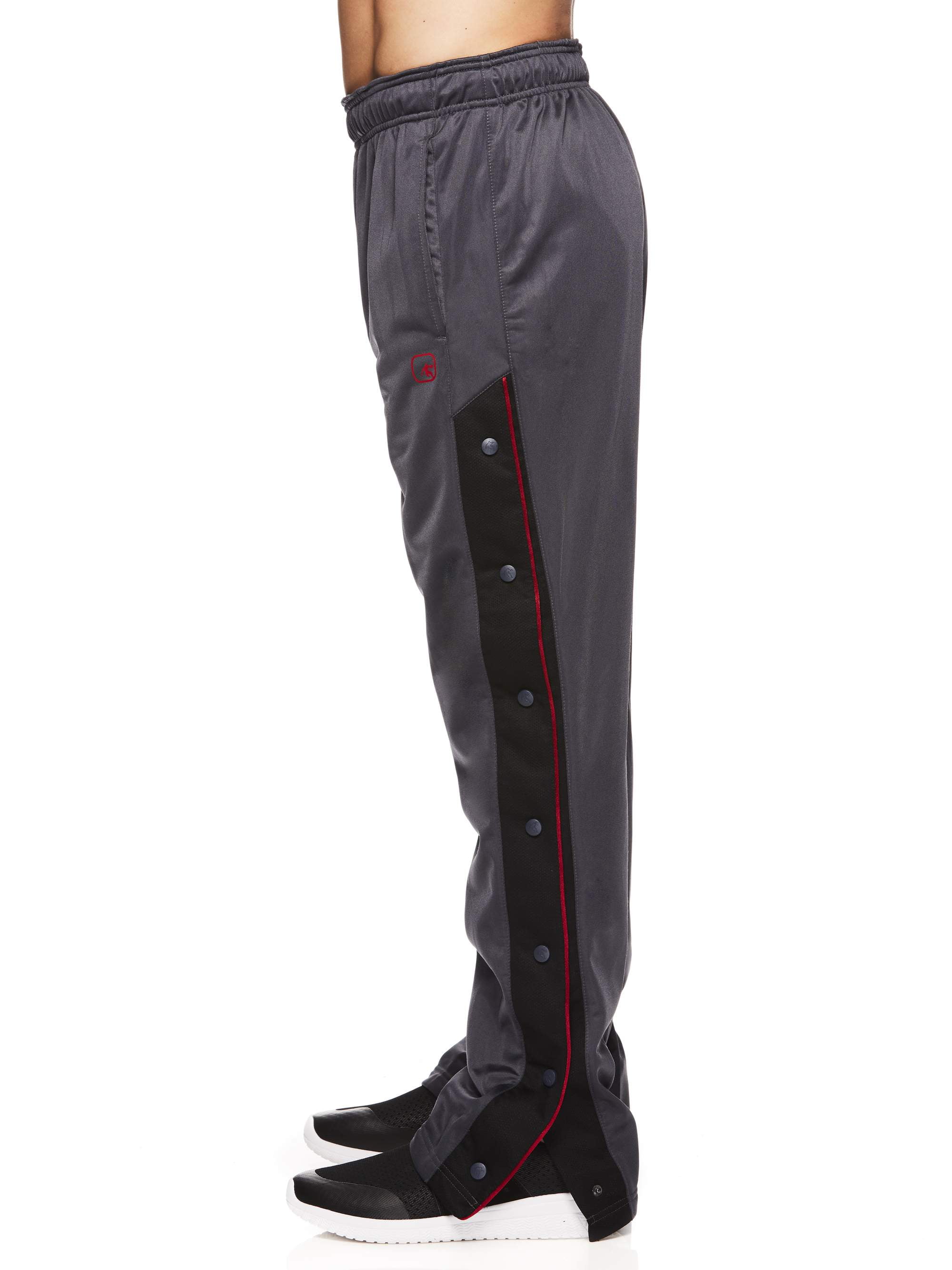 AND1 Big Men's Triple Threat Fleece Basketball Pants with Pockets ...