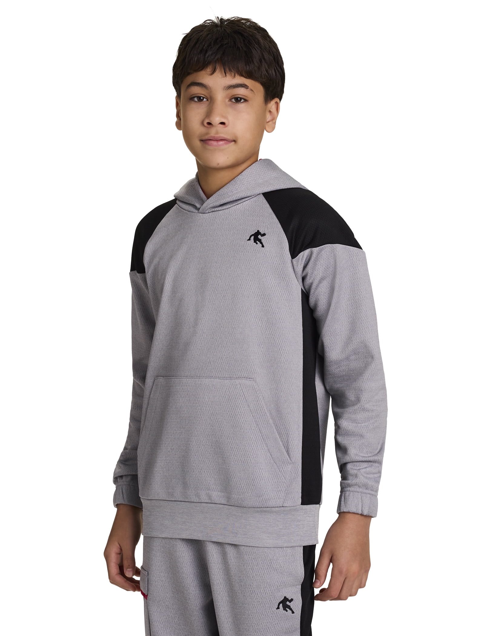 AND1 Boy's Athletic Back Court Pullover Fleece Hoodie, Sizes 4-18 ...