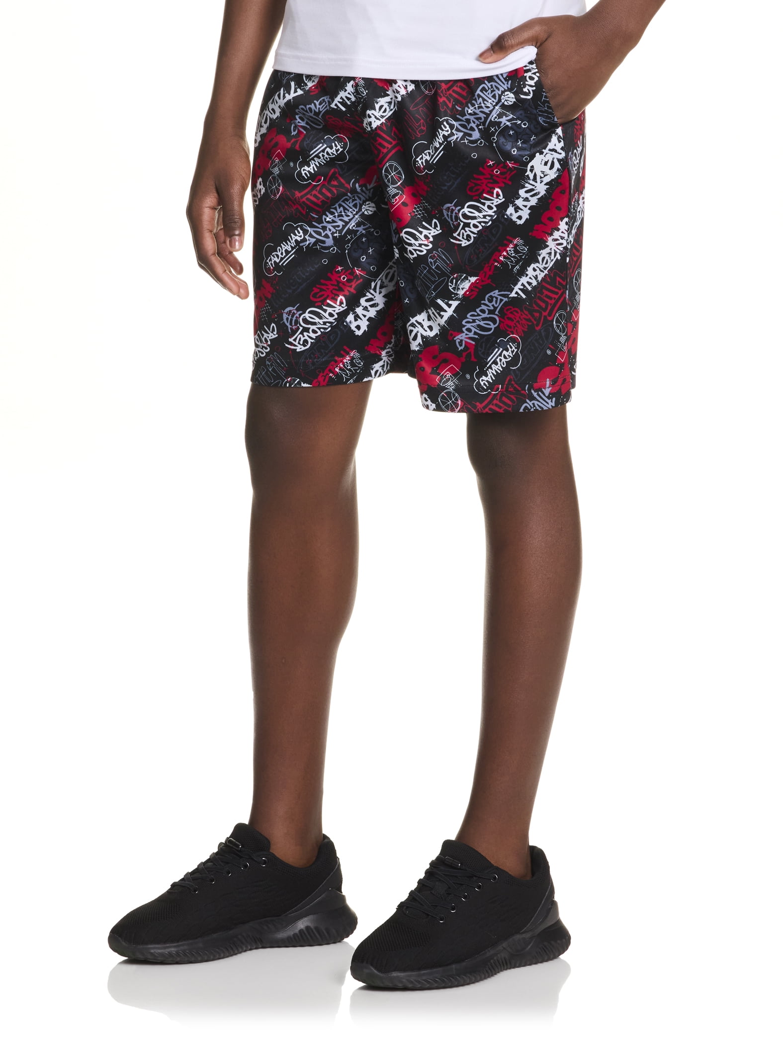 AND1 Boy's Athletic Graphic Slam Dunk Short, Sizes 4-18 - Walmart.com