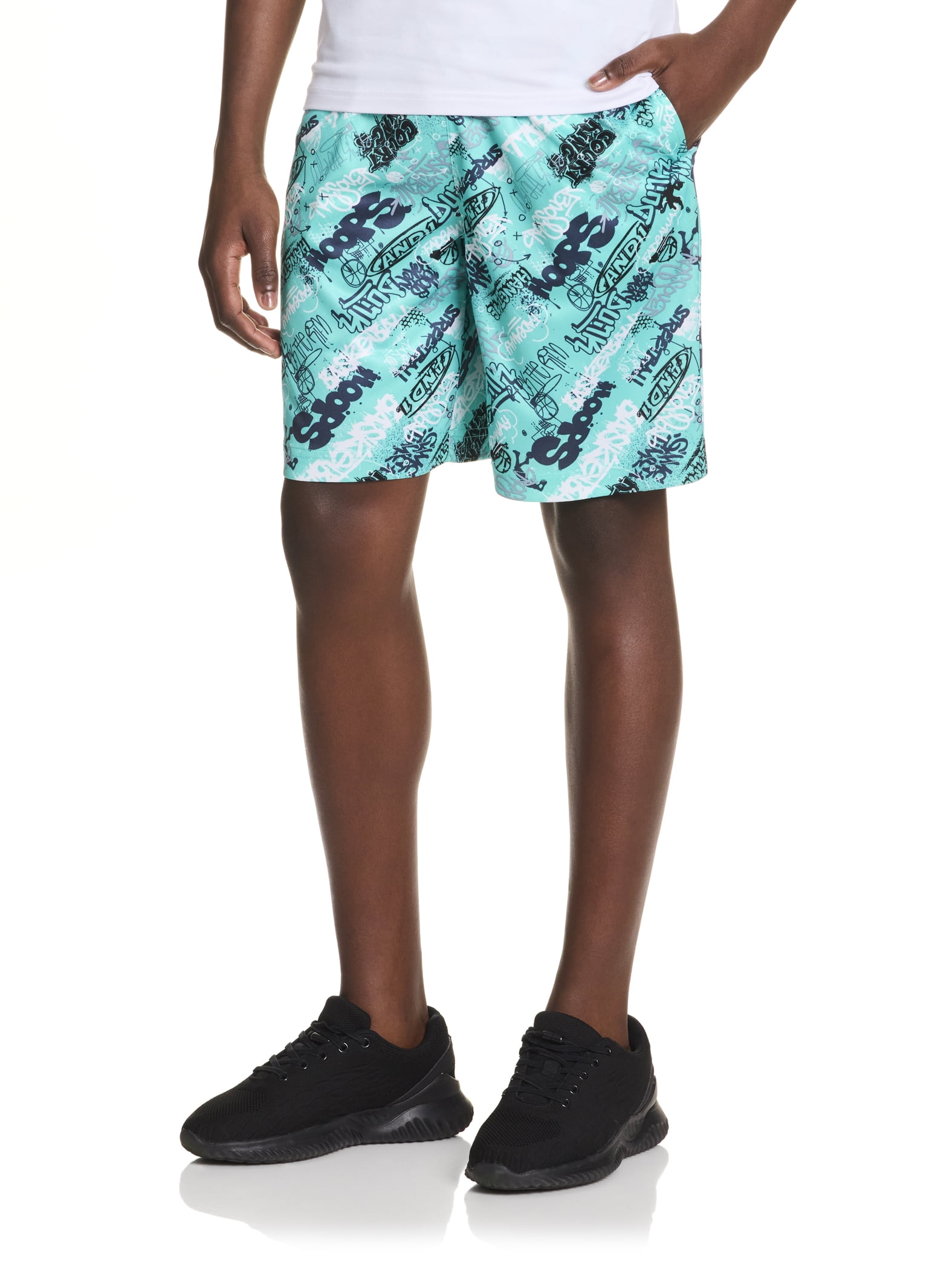 AND1 Boy's Athletic Graphic Slam Dunk Short, Sizes 4-18 - Walmart.com