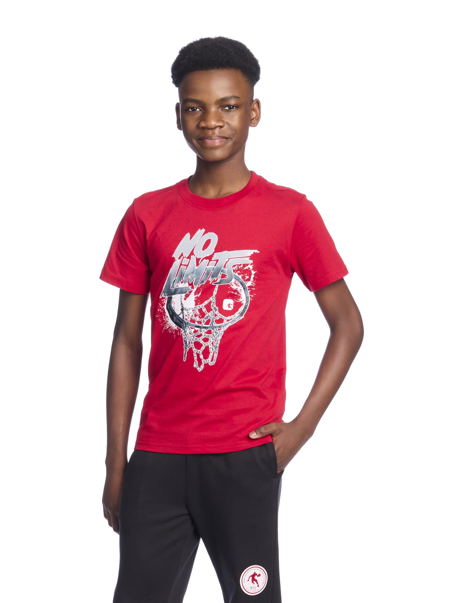 AND1 Boys Basketball Graphic Tee, Sizes 4-18 - Cotton Blend - Walmart.com