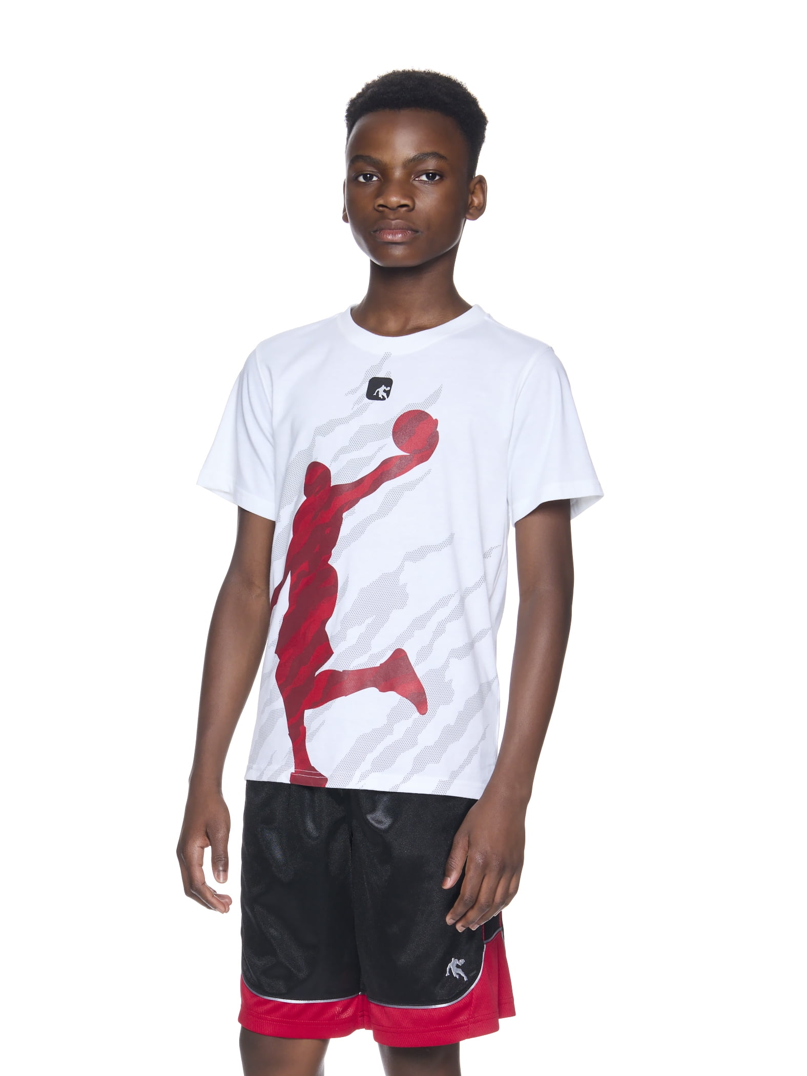 AND1 Boys Athletic Graphic T-Shirt, Sizes 4-18 - Walmart.com