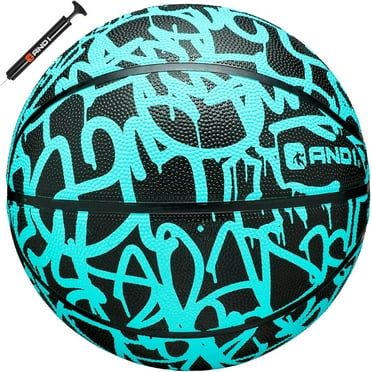 AND1 Fantom Rubber Basketball, Black & White Graffiti, 29.5" - Walmart.com
