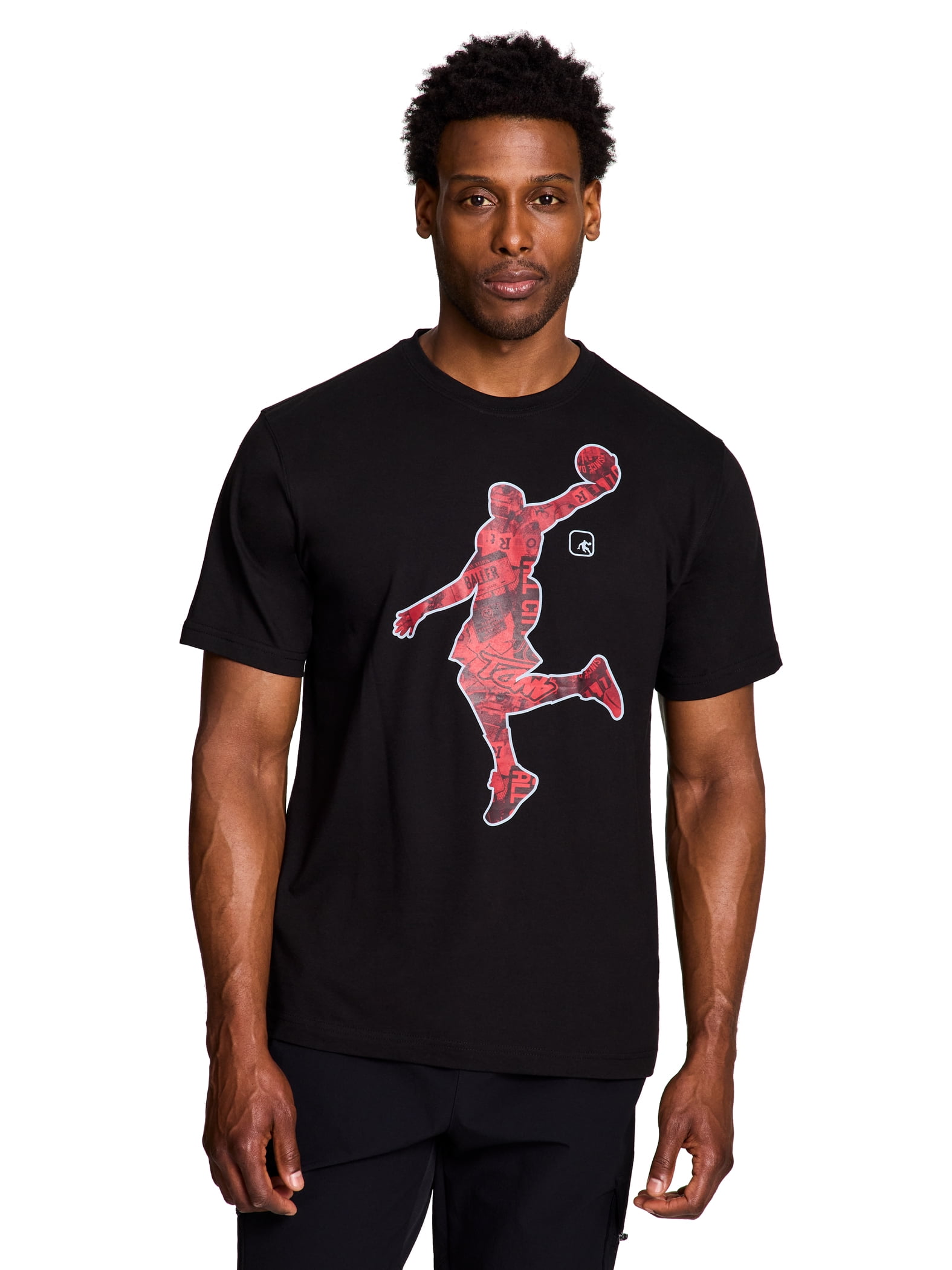 AND1 Men's and Big Men's Player Playground Graphic T-Shirt, up to Size ...