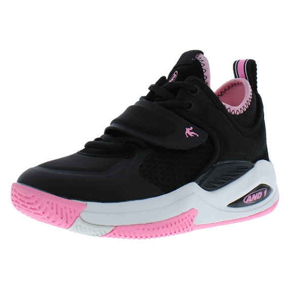 AND1 Gamma 4.0 SS PS Girls Shoes Size 6, Color: Black/White/Dark Pink ...