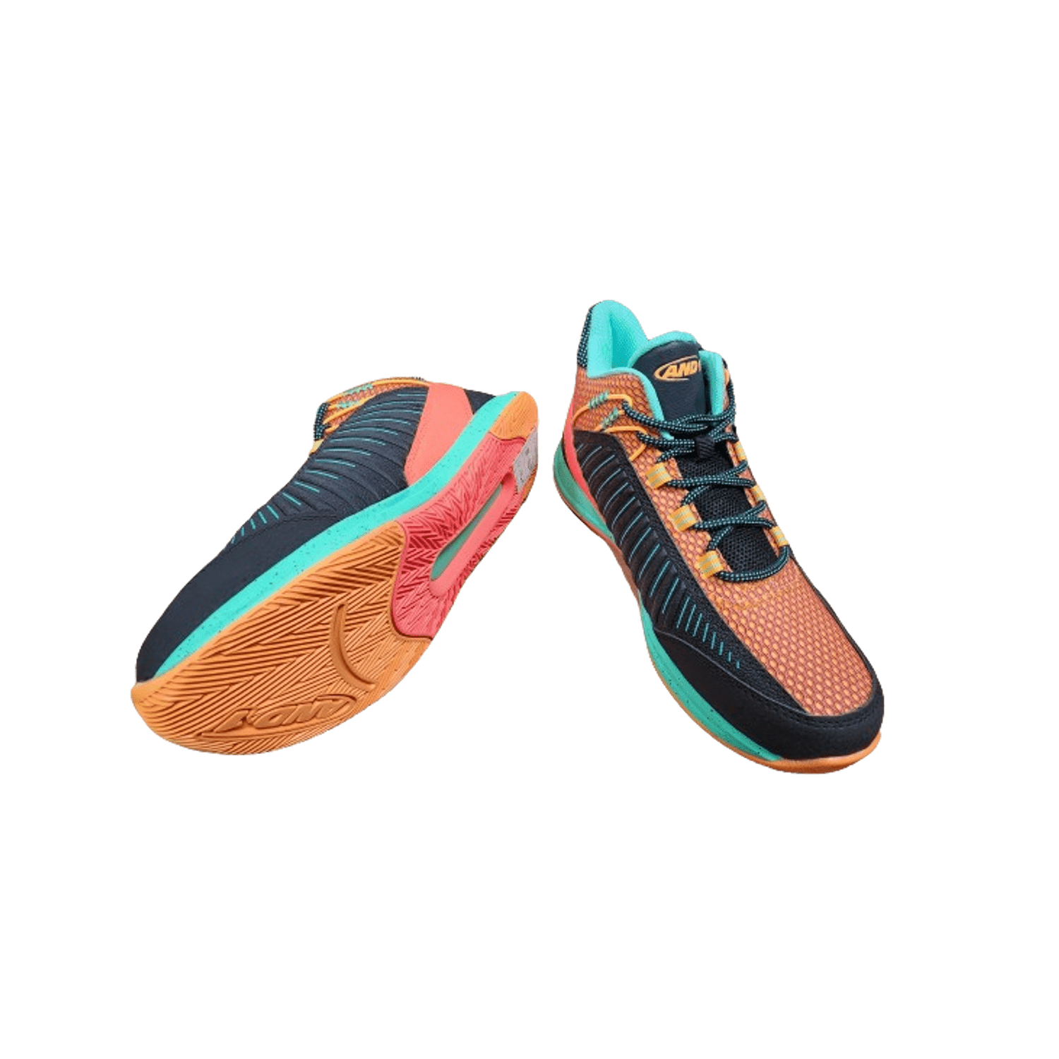 AND1 Kids Explosive In Black, Coral, Biscay Green, 4.5 - Walmart.com