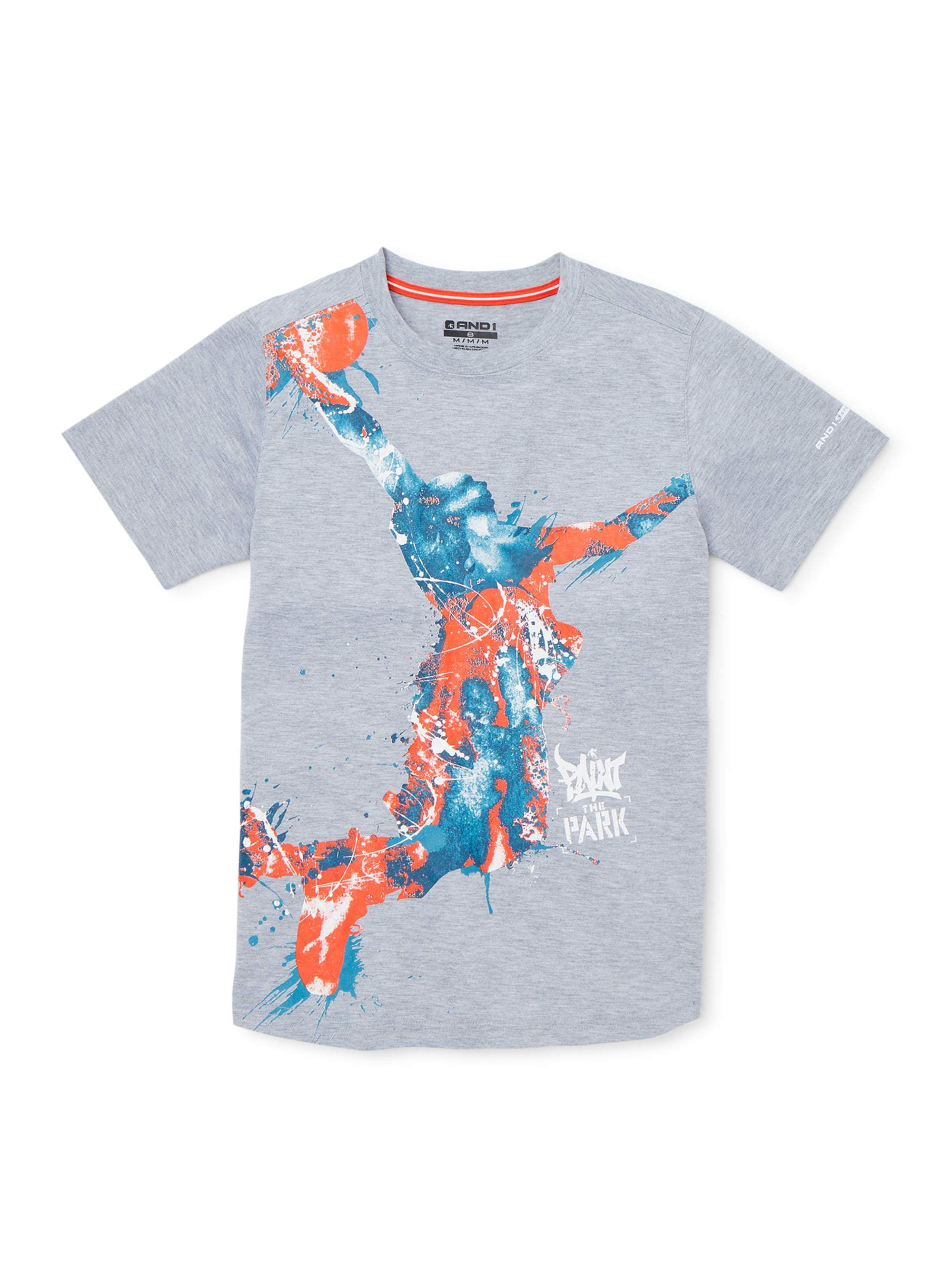 AND1 Little Boys & Big Boys Graphic Short Sleeve Splash Dunk T-Shirt ...