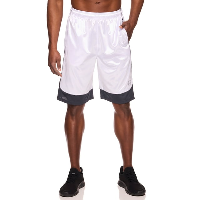 AND1 Men and Big Men's All Court Colorblock 11" Shorts, up to Size 3XL ...