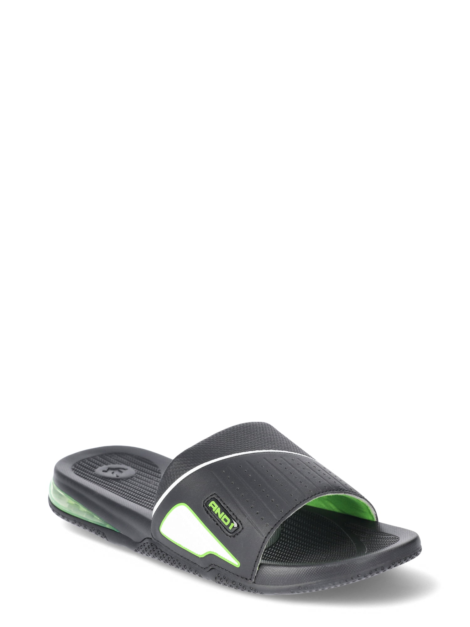 AND1 Men’s Athletic Air Bubble Slide Sandals - Walmart.com