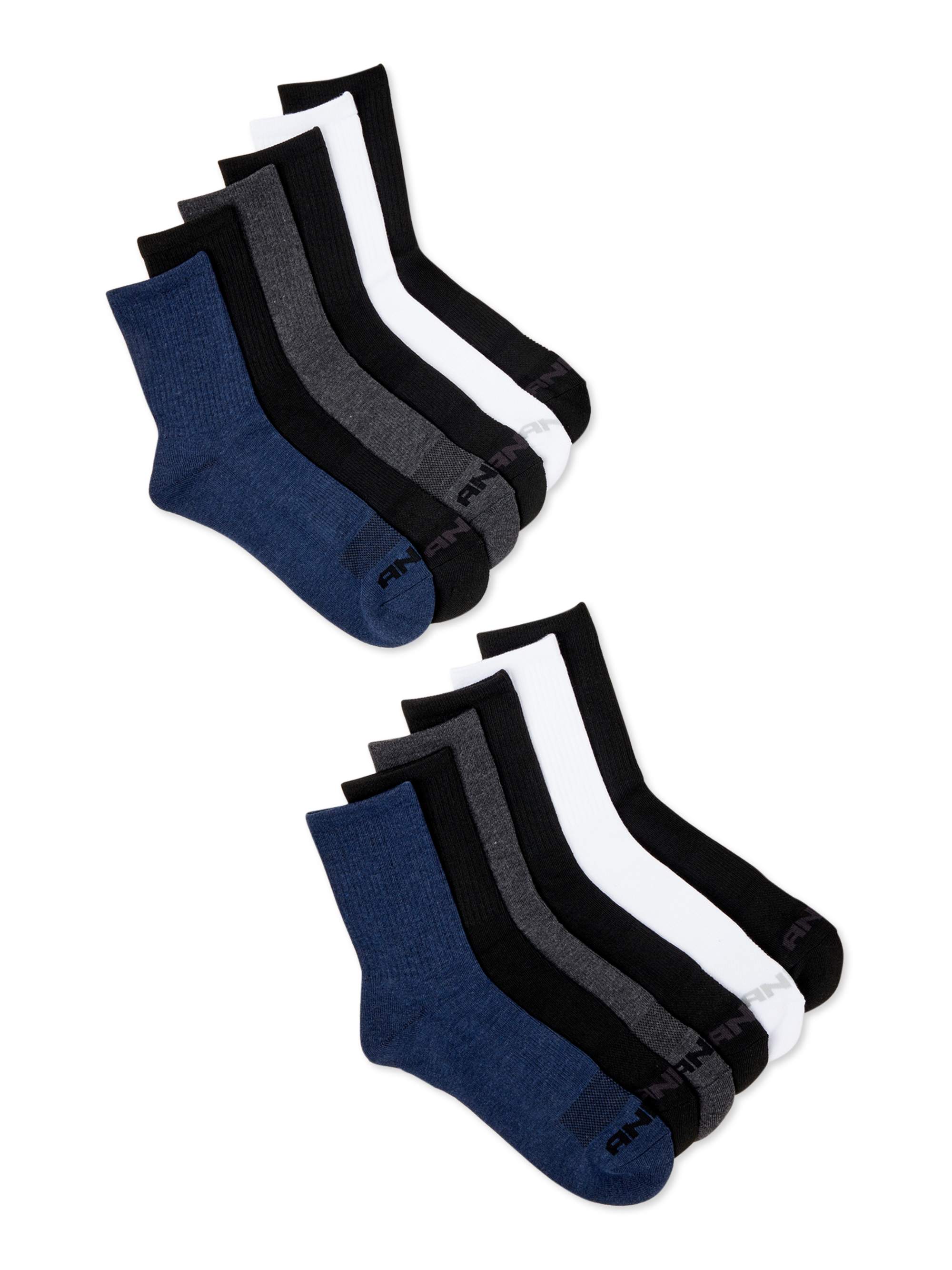 Wranglers Men's Socks, Cotton Cushion Over The Calf Work Tall Socks, 2 ...