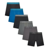 AND1 Men’s Underwear Flex Regular Leg Boxer Briefs, 6 Pack - Walmart.com