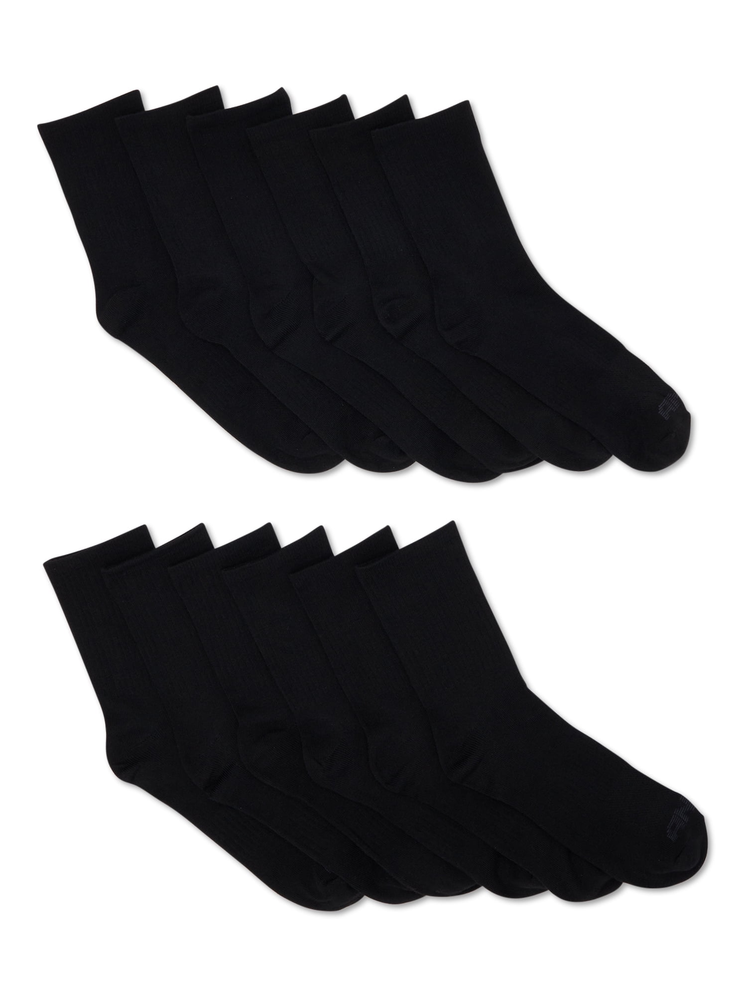 AND1 Men's Socks, Lightweight Mid Crew Socks, 12-Pack - Walmart.com