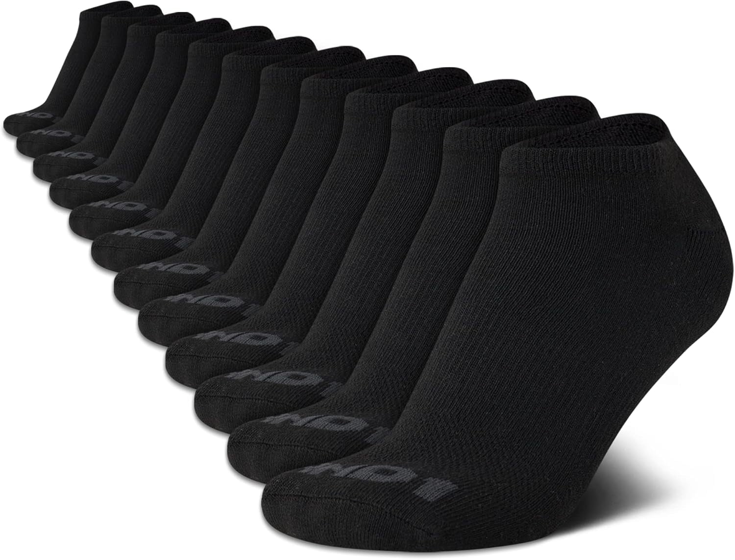 AND1 Men's Low Cut Socks - 12 Pack Performance Stretch Athletic ...
