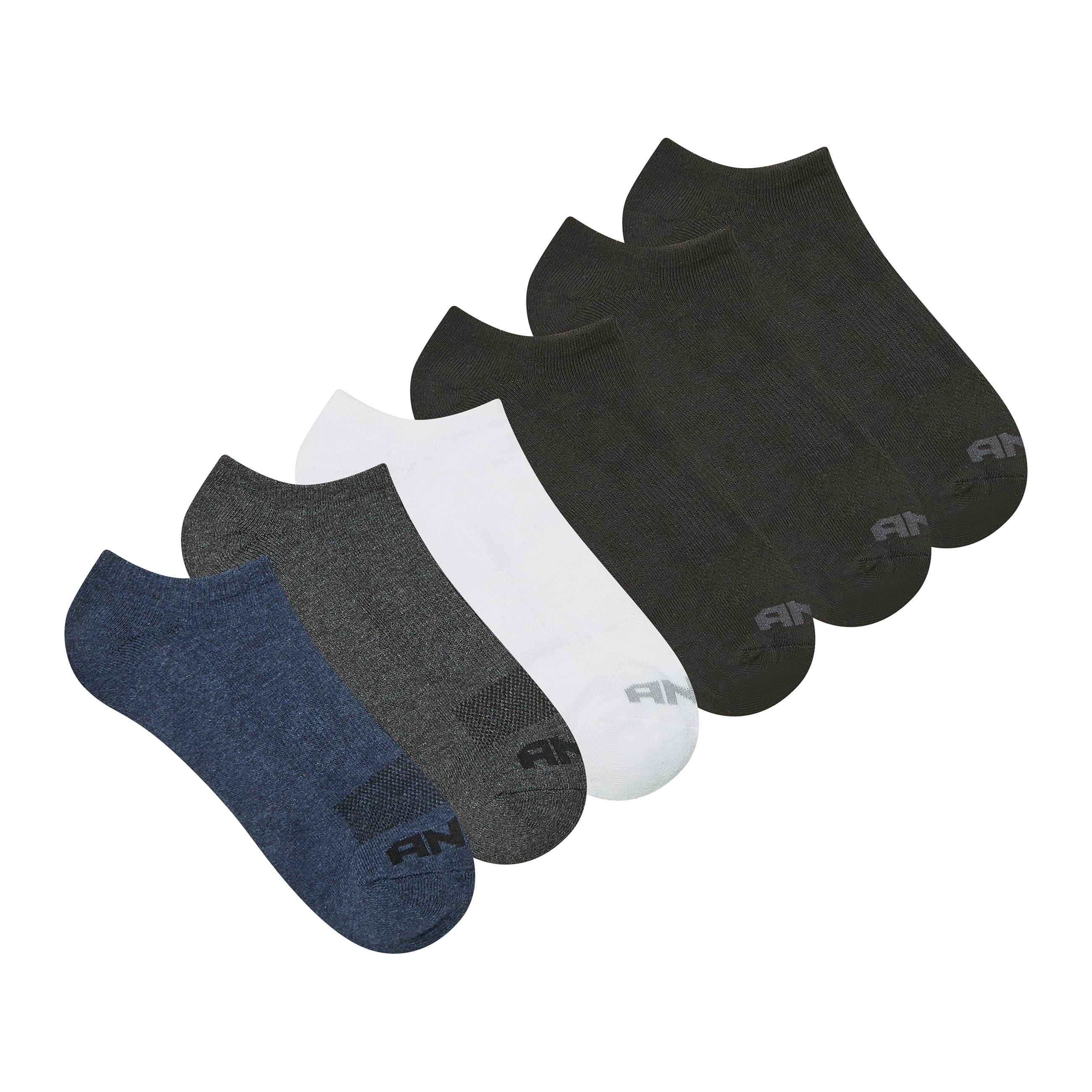 AND1 Men's Socks, Performance Cushion No Show Socks, 6-Pack - Walmart.com