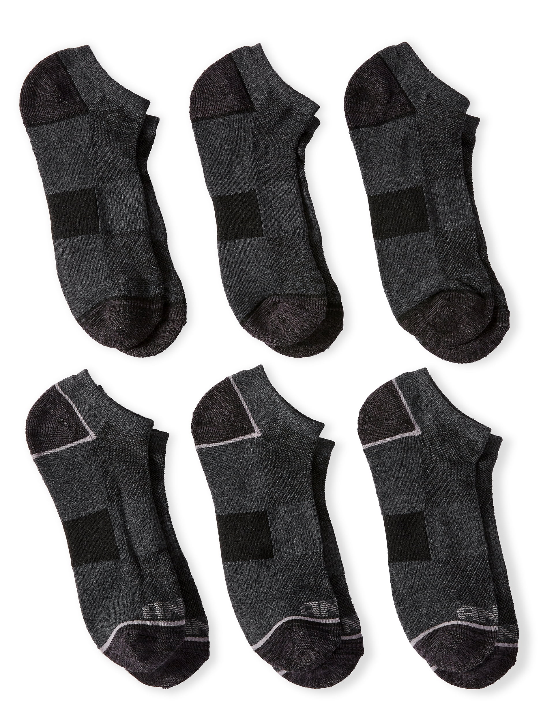 AND1 Men?s Pro Platinum Low Cut Socks, 6 Pack - Walmart.com