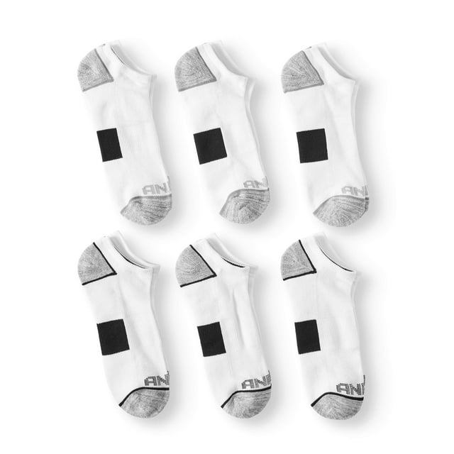 AND1 Men’s Pro Platinum No Show Socks, 6 Pack - Walmart.com