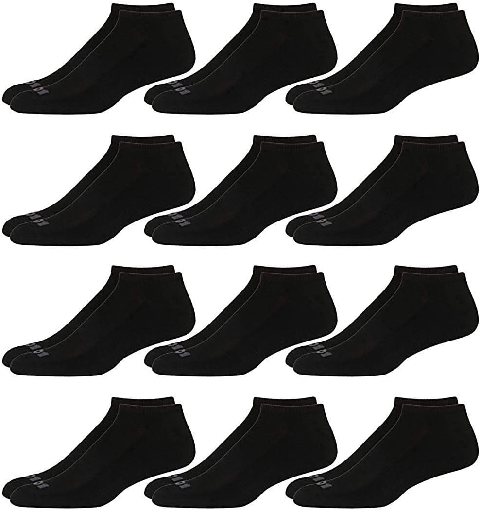 AND1 Men's Socks - Athletic Cushion Low Cut Socks (12 Pack), Size Shoe ...