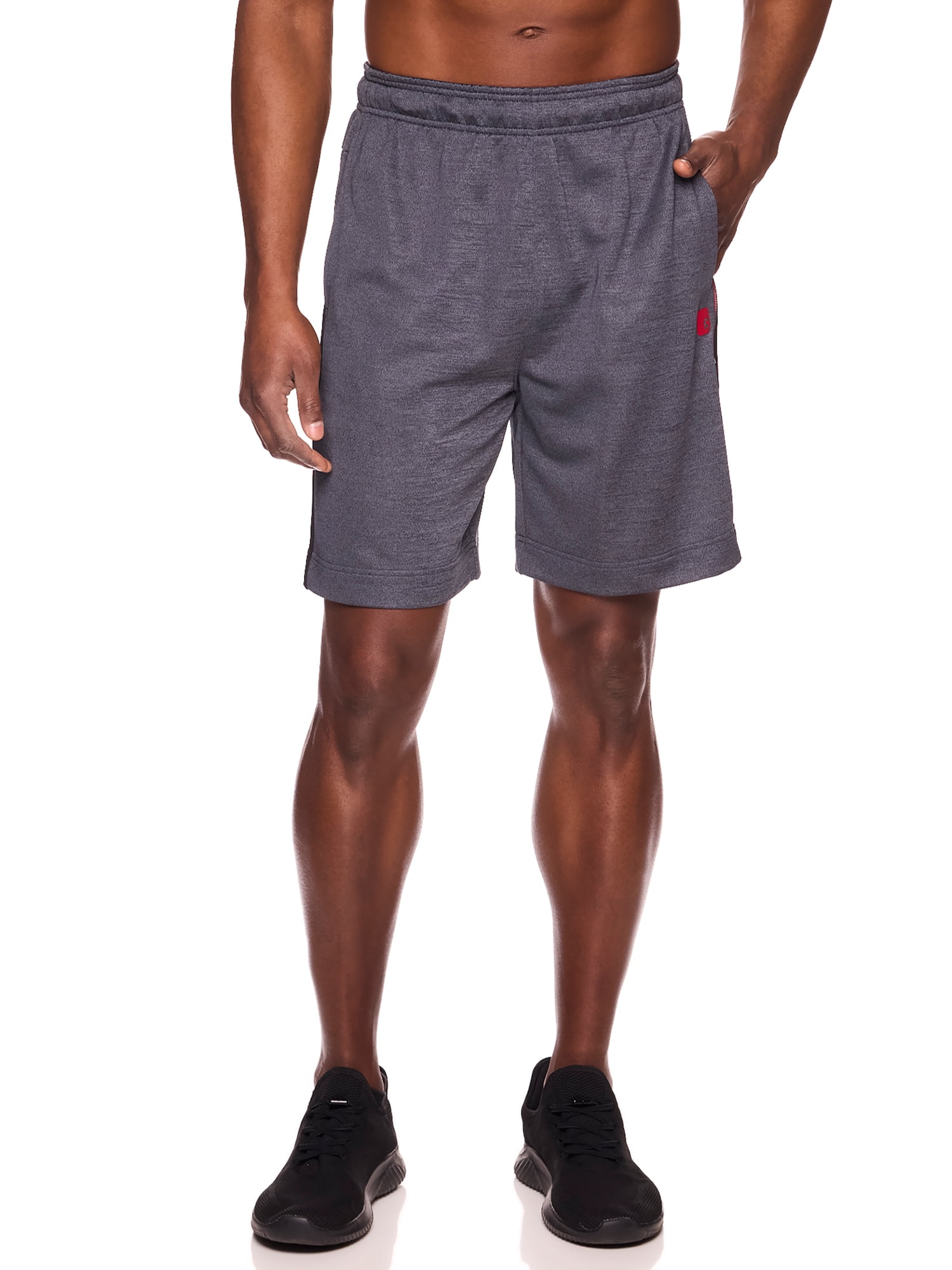 AND1 Men's Active 8" Shorts, Polyester, Drawstring Waistband, Sizes S ...