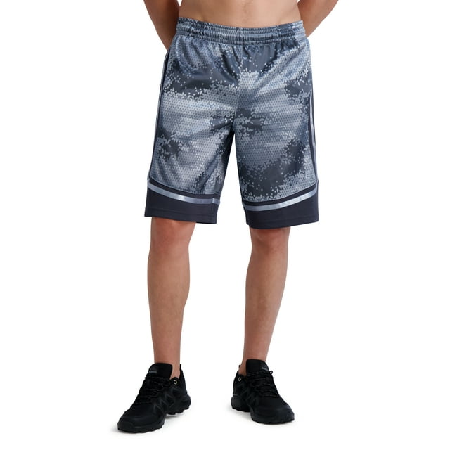 AND1 Men's and Big Men's Active Core 11" Home Court Basketball Shorts ...