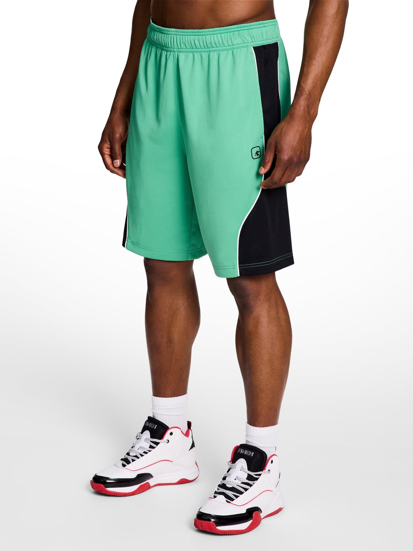 AND1 Men's and Big Men's Active Enforcer Short, 10" Inseam, up to Size ...