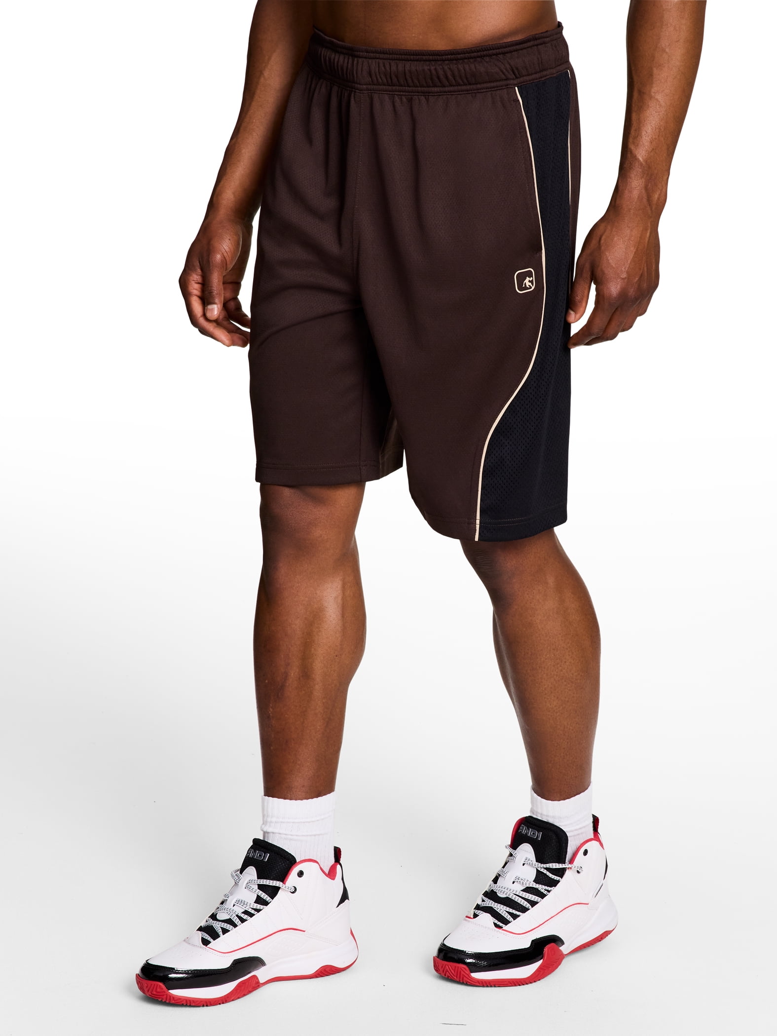 AND1 Men's and Big Men's Active Enforcer Short, 10" Inseam, up to Size ...