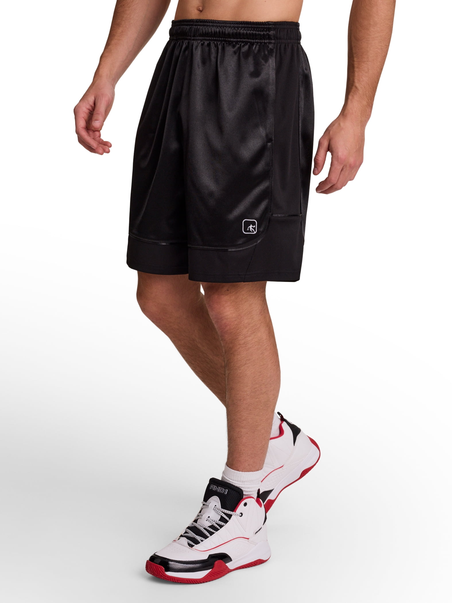 AND1 Men's and Big Men's All Court Short, 9" inseam, up to Size 5XL ...