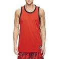 AND1 Men's and Big Men's Drop Stop Basketball Jersey, up to 5XL ...