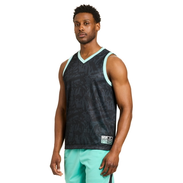 AND1 Men's and Big Men's Unbeatable Basketball Tank, up to Size 5XL ...