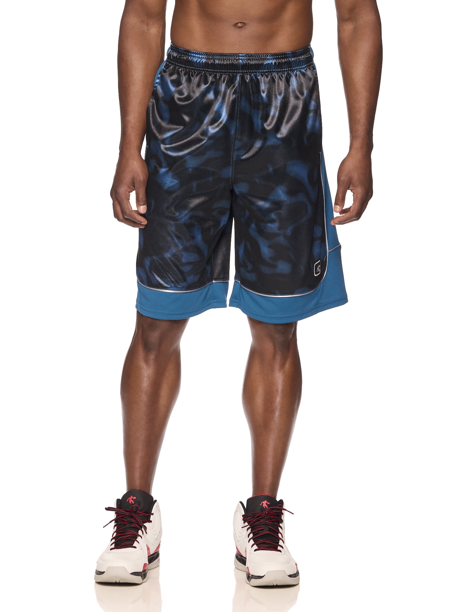 AND1 Mens and Big Mens All Courts 11" Printed Shorts, up to Sizes 5XL ...