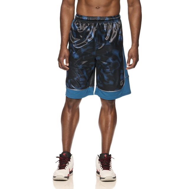 AND1 Mens and Big Mens All Courts 11" Printed Shorts, up to Sizes 5XL ...