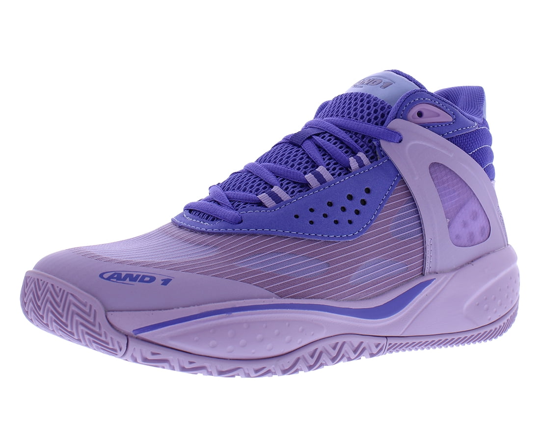 AND1 Revel Mid Unisex Shoes Size 8, Color: Light Purple/Dark Purple ...